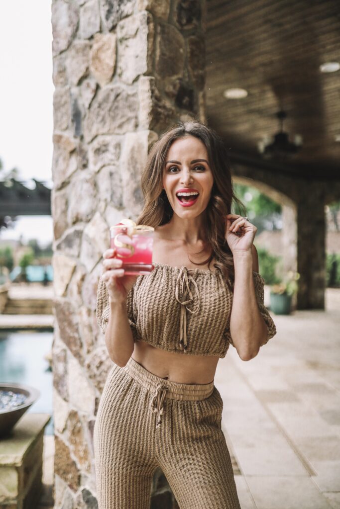 Strawberry Lemonade Rowdy Energy Cocktail | Samantha Busch